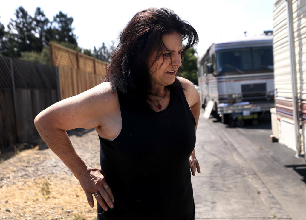 ronda scott who splits her time living with a relative and visiting ...