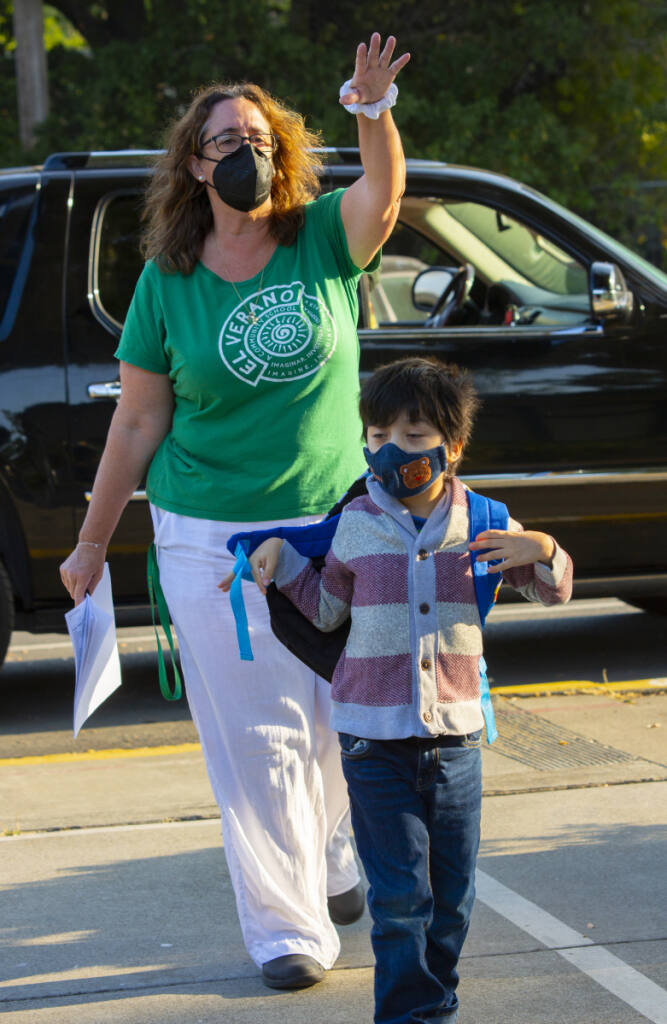 el verano elementary school principal maite iturri ensures students ...