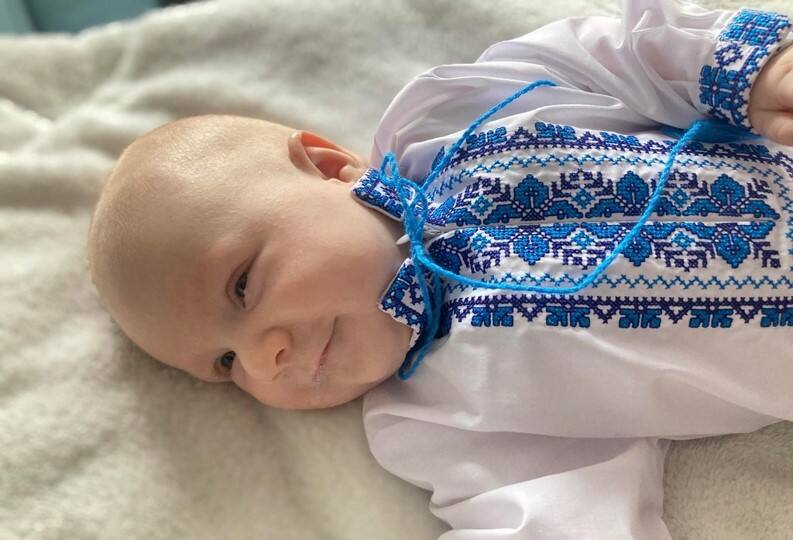 denys andrushchenkso s son luke was born 11 days before russian invaded ukraine in february 2022 ...